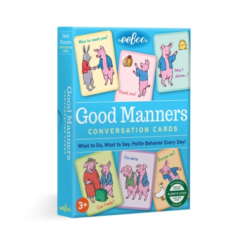 Eeboo Conversation Cards - Good Manners - Daisy Daisy