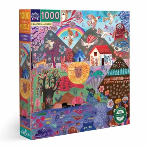 Eeboo 1000 Piece Puzzle - Equatorial Jungle - Daisy Daisy