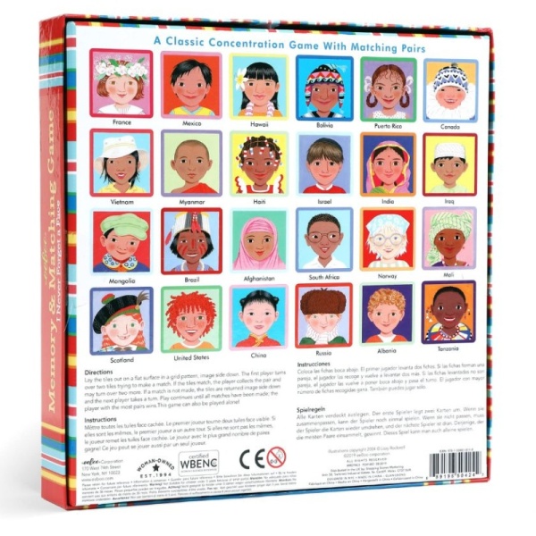 Eeboo I Never Forget a Face Memory Game - Daisy Daisy