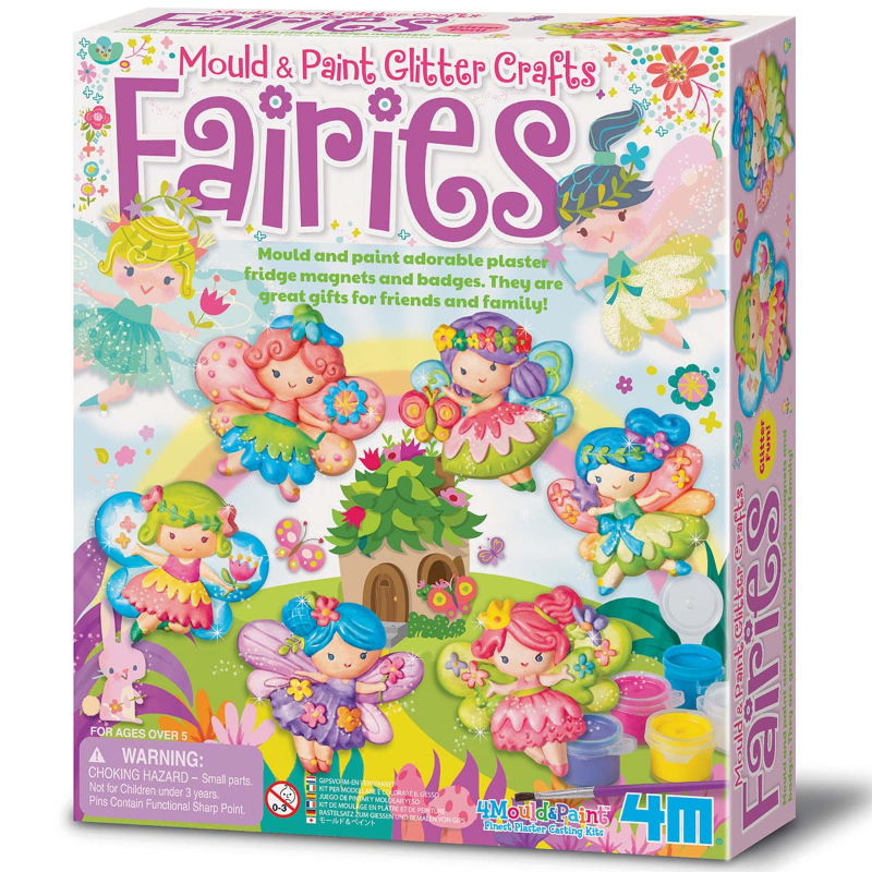 4M Mould & Paint Glitter Fairies - Daisy Daisy