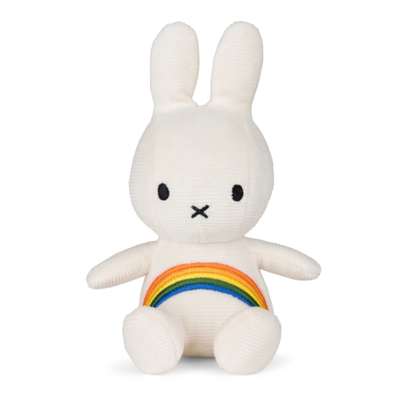 Miffy Corduroy ECO Rainbow White - Daisy Daisy
