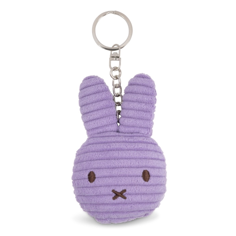 Miffy Tiny Corduroy ECO Lilac Keyring - Daisy Daisy
