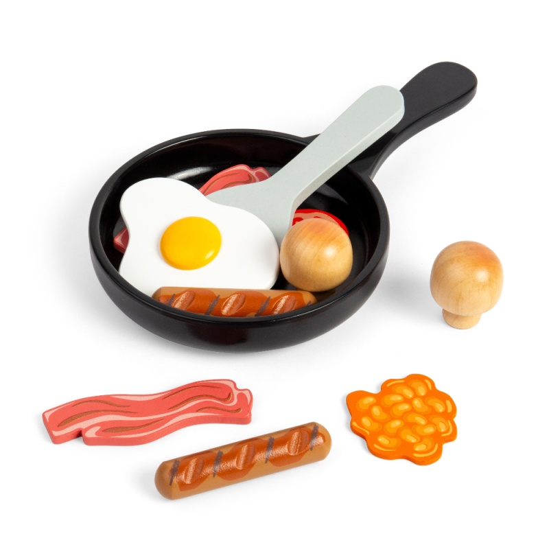 Bigjigs Wooden Breakfast Fry Up Set - Daisy Daisy