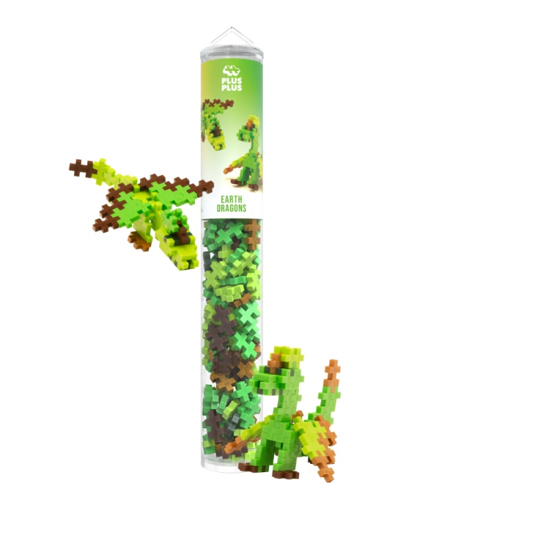 Plus-Plus - Earth Dragons 100 pcs - Daisy Daisy