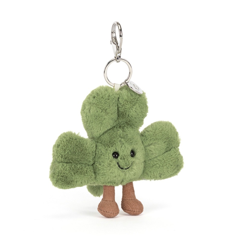 Jellycat Amuseable Siofra Shamrock Bag Charm - Daisy Daisy