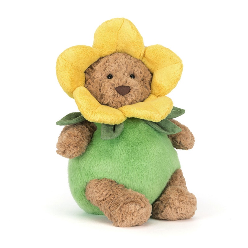 Jellycat Bartholomew Bear Daffodil Outfit - Daisy Daisy