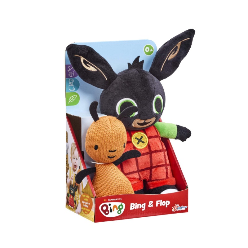 Bing & Flop Twin Pack Soft Toys - Daisy Daisy