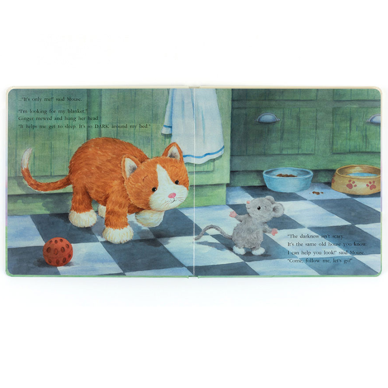Jellycat Ginger, the Courageous Kitten Book - Daisy Daisy