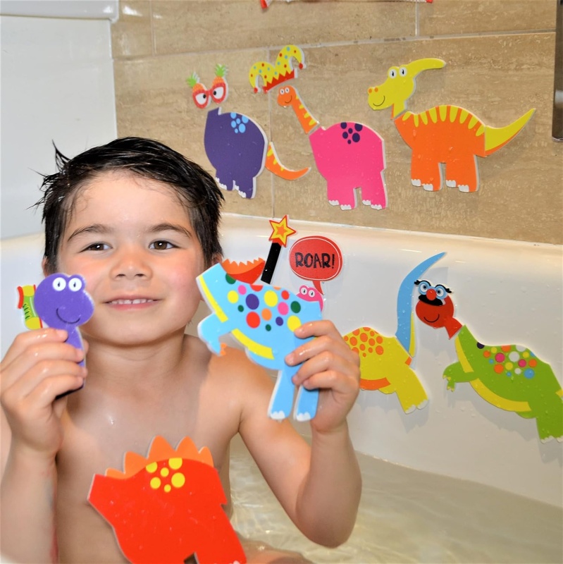 Buddy & Barney Bath Time Stickers - Weird and Wonderful Dinosaurs ...
