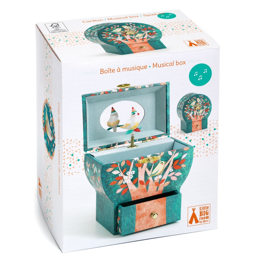 Djeco Musical Jewellery Box - Poetic Tree DJ06592 - Daisy Daisy