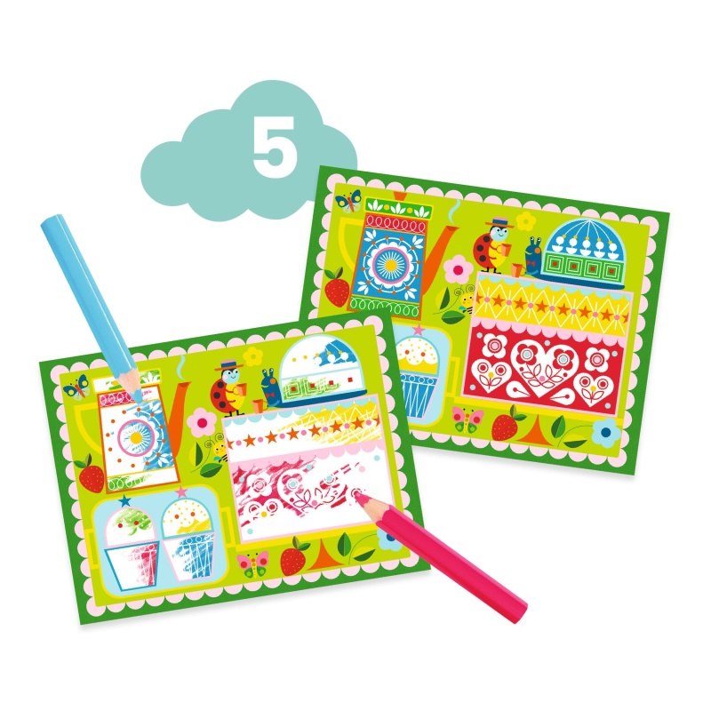 Djeco 6 Creative Activities - The Cat and His Friends DJ09292 - Daisy Daisy