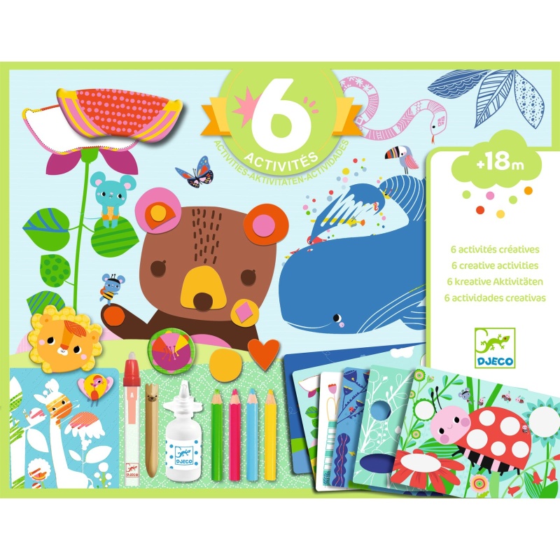 Djeco 6 Creative Activities - The Mouse and His Friends DJ09295 - Daisy Daisy