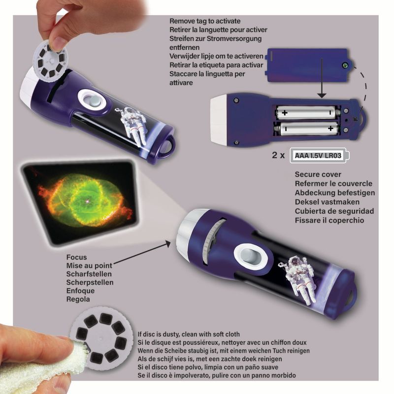 Brainstorm Space Torch and Projector - Daisy Daisy