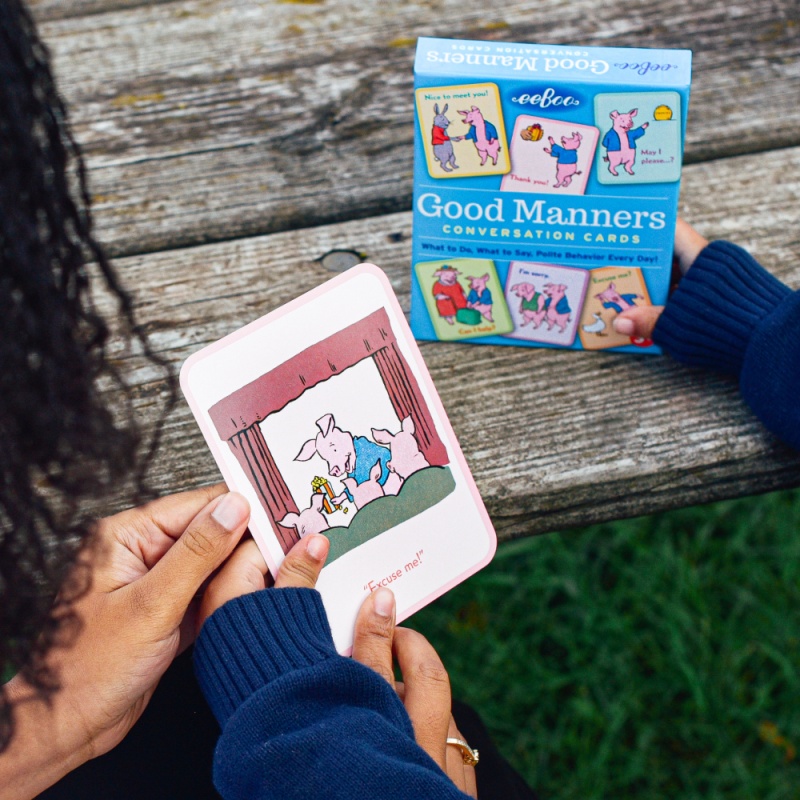 Eeboo Conversation Cards - Good Manners - Daisy Daisy
