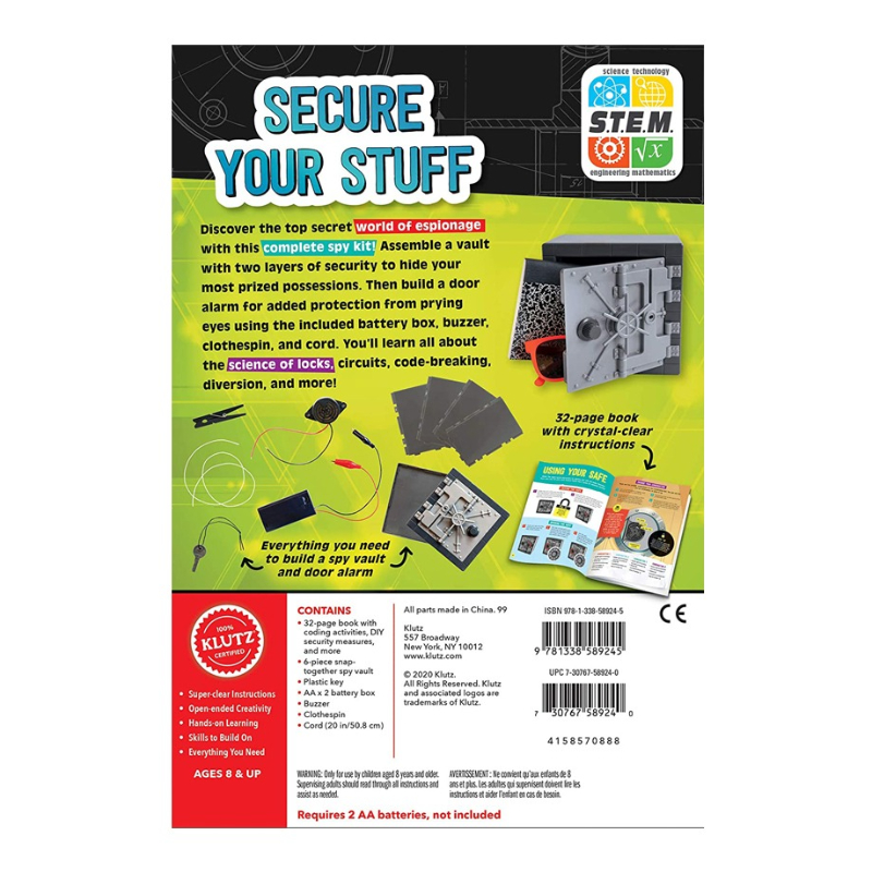 Klutz Ultimate Spy Vault & Code Kit - Daisy Daisy