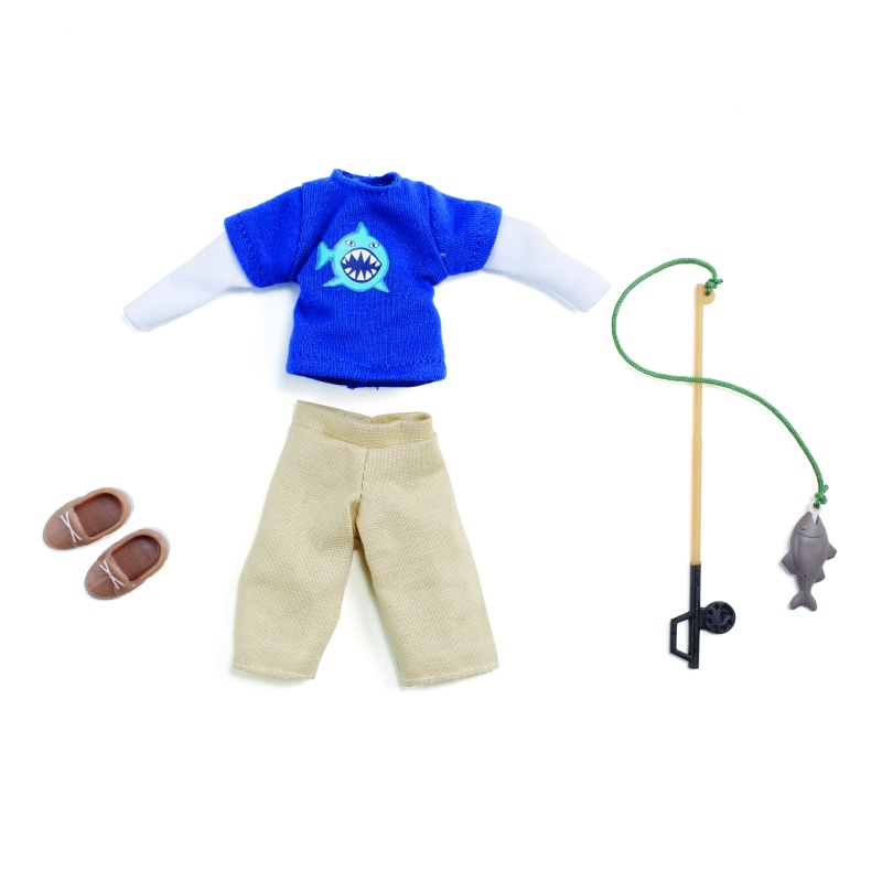 Lottie Doll Gone Fishing Outfit Set - Daisy Daisy
