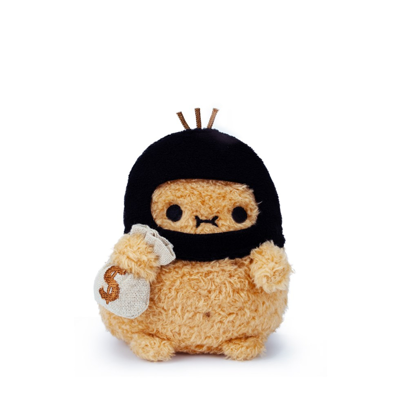 Noodoll Mini Sitting Plush Toy - Robber Ricespud - Daisy Daisy