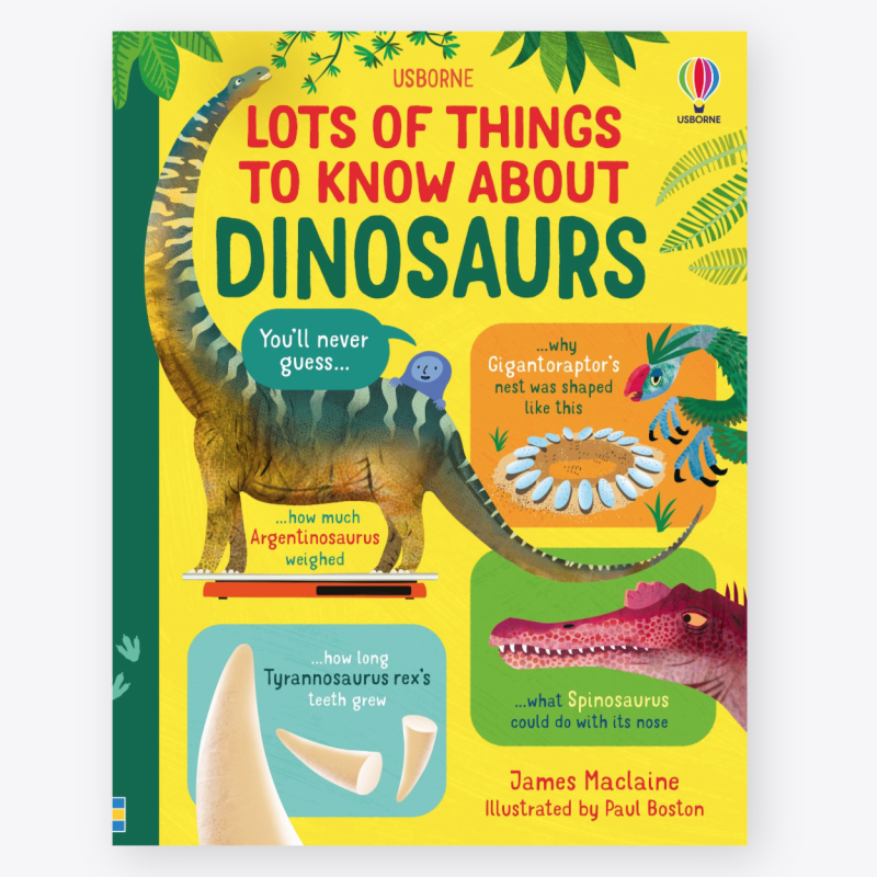 Usborne Lots Of Things To Know About Dinosaurs - Daisy Daisy