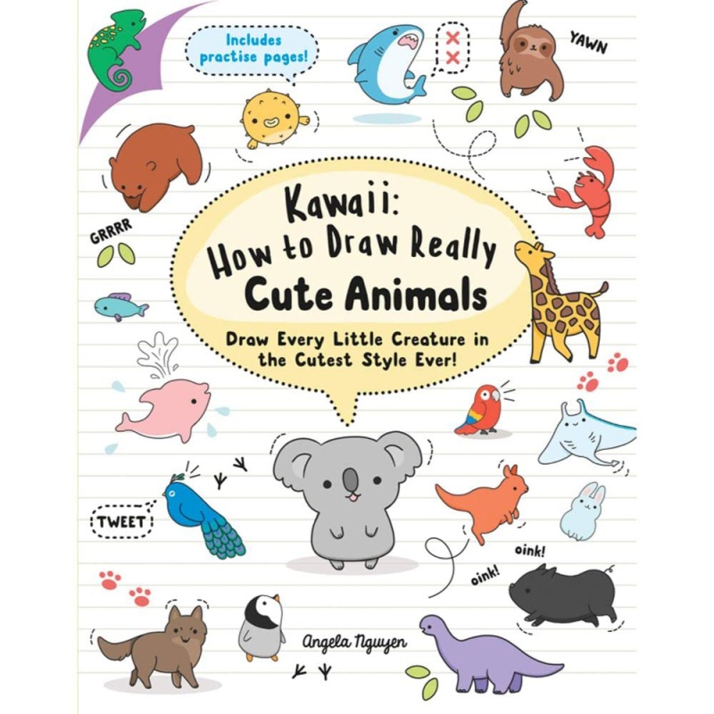 Kawaii: How To Draw Really Cute Animals (Paperback Book) - Daisy Daisy