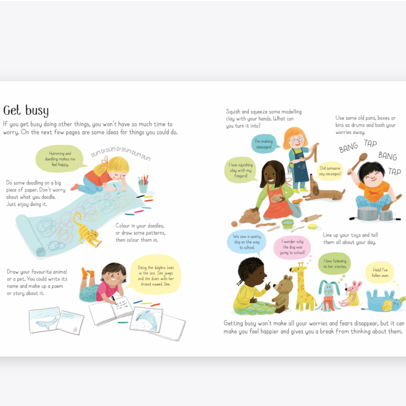 Usborne All About Worries and Fears - Daisy Daisy