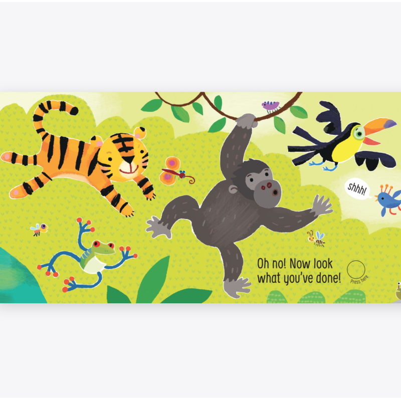 Usborne Noisy Book - Don't Tickle the Tiger! - Daisy Daisy