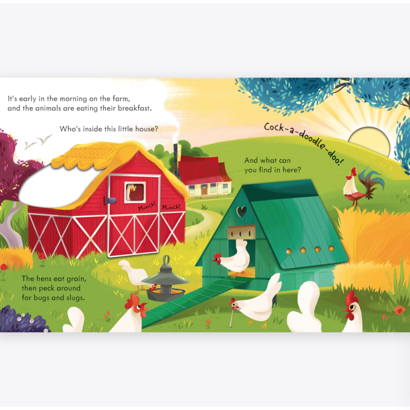 Usborne Peep Inside The Farm - Daisy Daisy