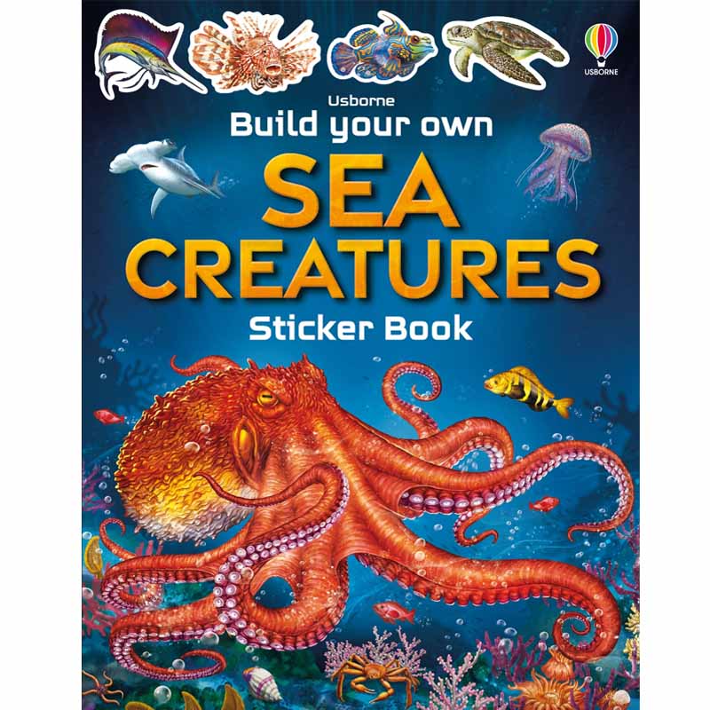 Usborne Build Your Own Sea Creatures Sticker Book - Daisy Daisy