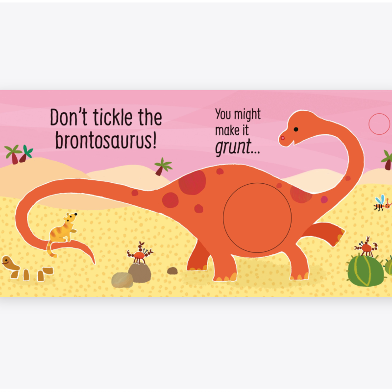 Usborne Noisy Book - Don't Tickle the T-Rex! - Daisy Daisy