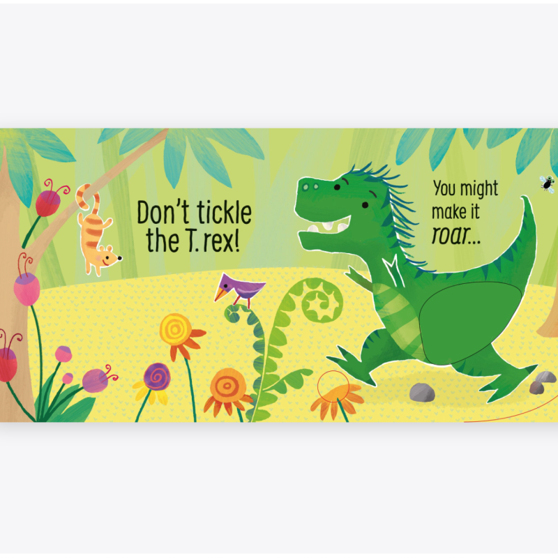 Usborne Noisy Book - Don't Tickle the T-Rex! - Daisy Daisy