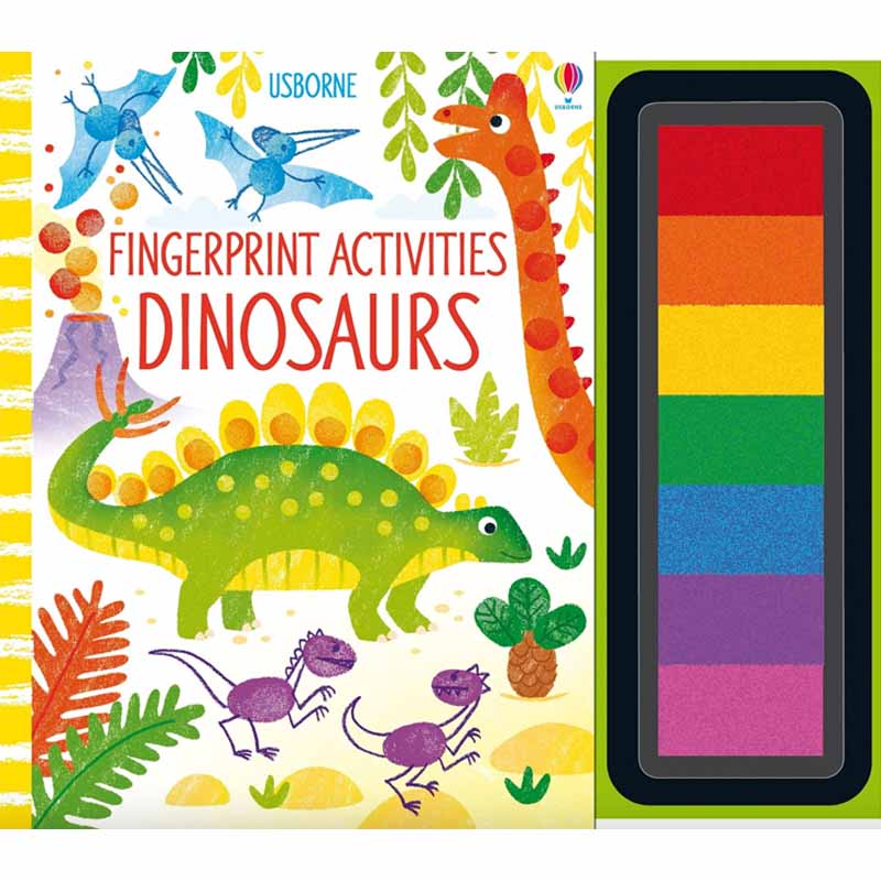 Usborne Fingerprint Activities - Dinosaurs - Daisy Daisy