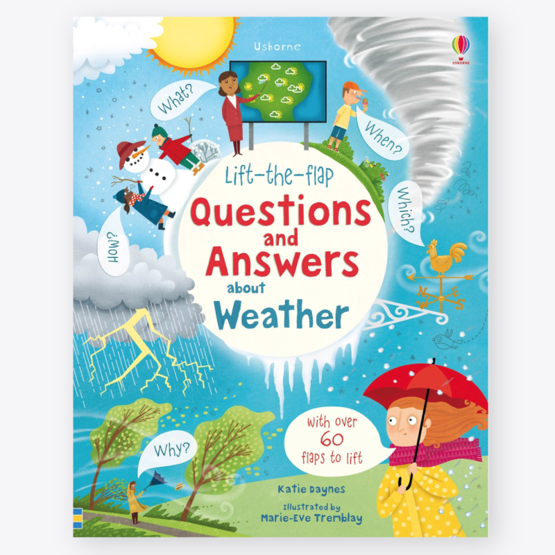 Usborne Lift-The-Flap Questions and Answers About Weather - Daisy Daisy